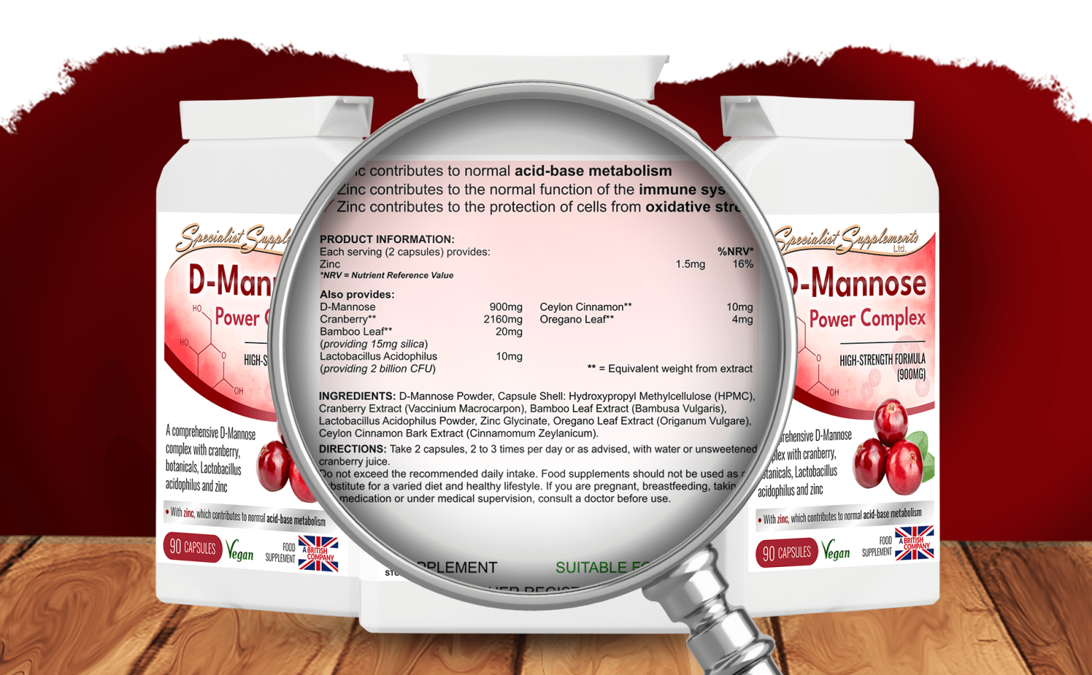 D-Mannose Power Complex | Specialist Supplements Ltd